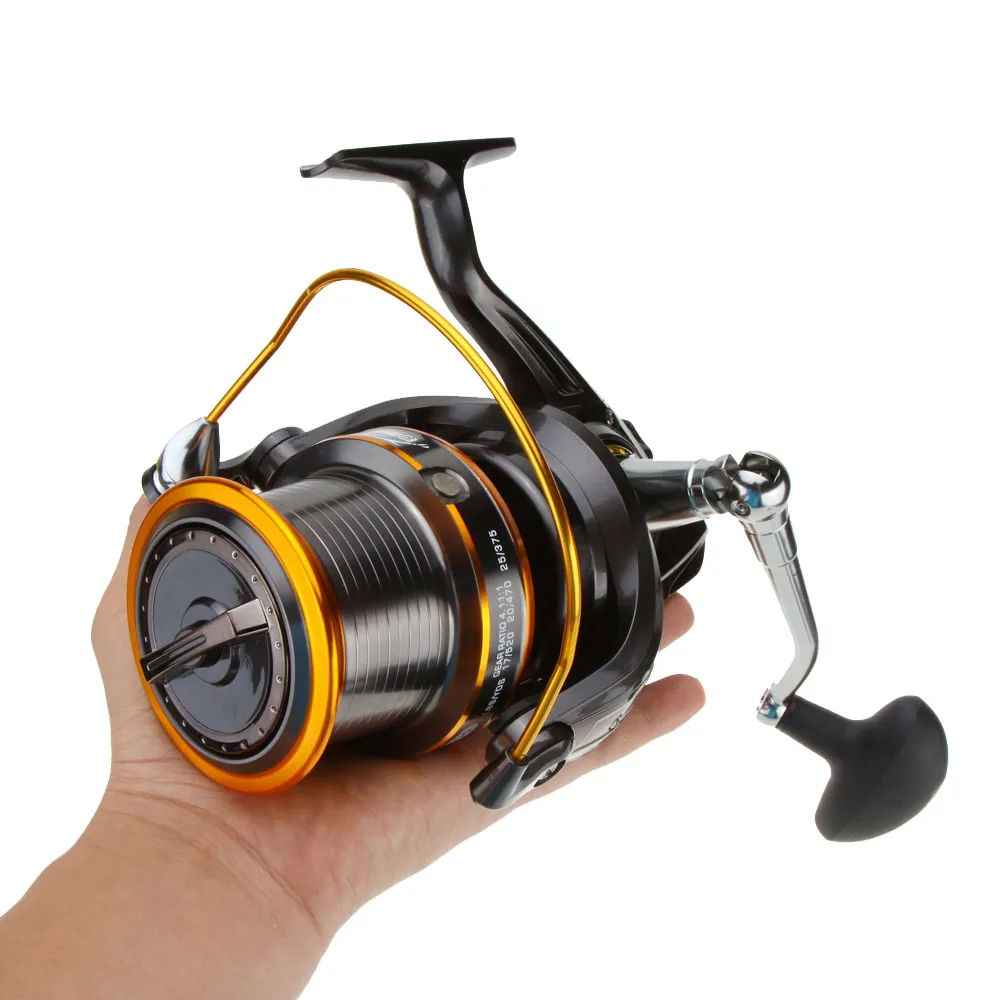 Super Big Metal Spinning Fishing Reel - LJ9000 13BB Left/Right Swap ...