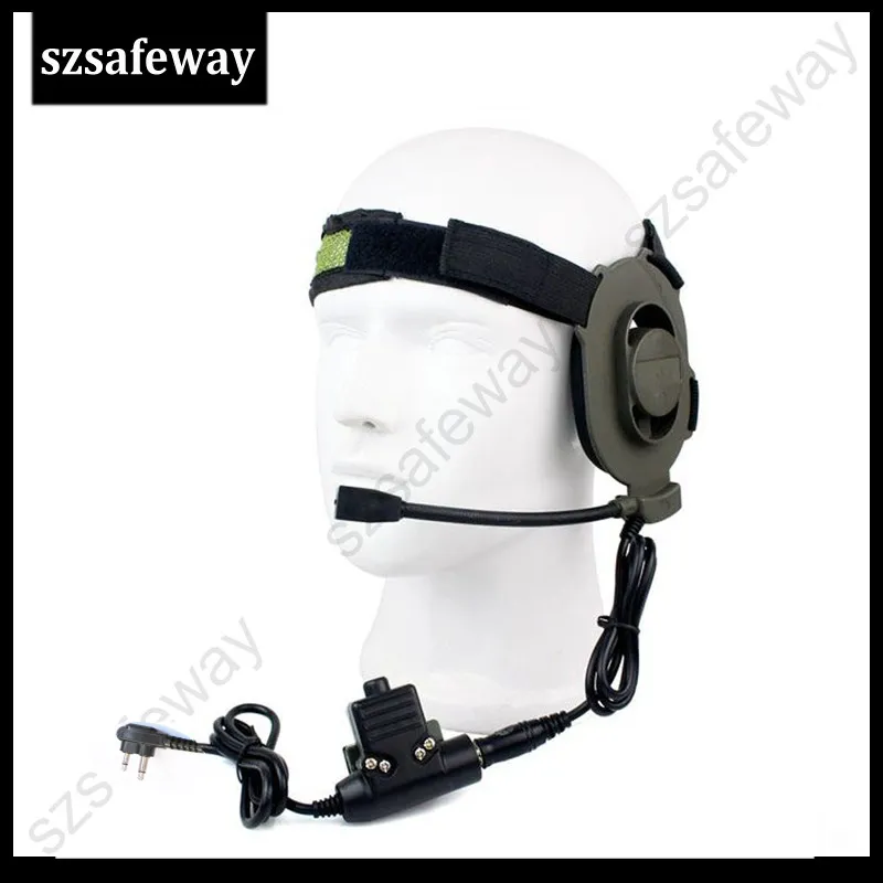 Z Tactical Bowman Elite II Headset with U94 PPT Press-to-Talk Tactical ...