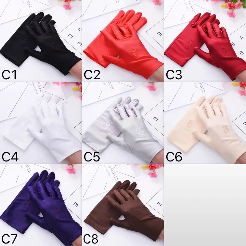 Five Fingers Socks Pole Dancing Gloves: Thin Spandex Perform Gloves ...