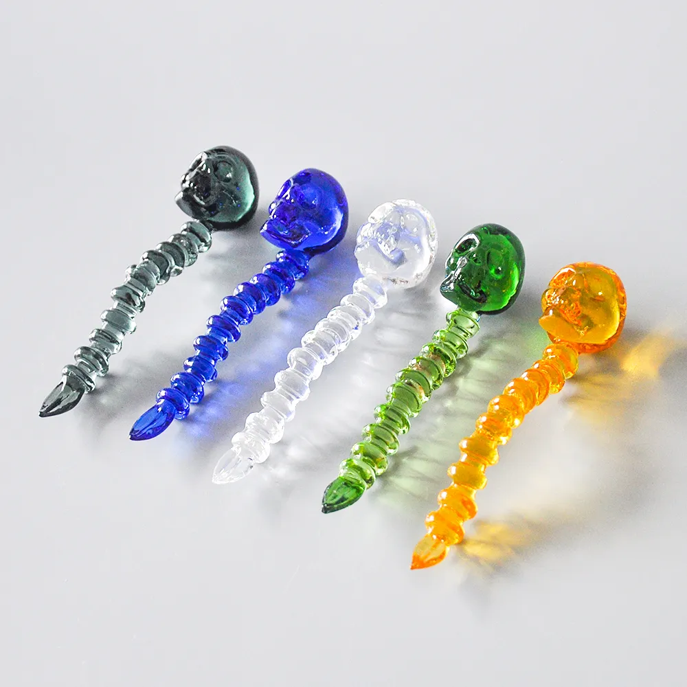 7 Skull Glass Dabber For Smooth & Cool Hits Durable & Unique Smoking ...