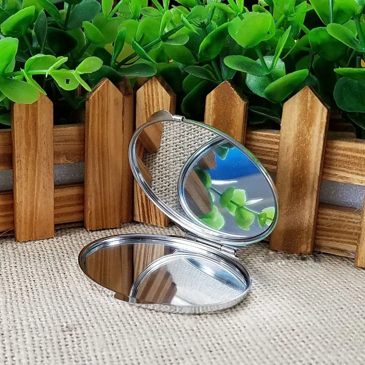 Oval Makeup Mirror For Dye Sublimation Heat Transfer Printing Blank ...