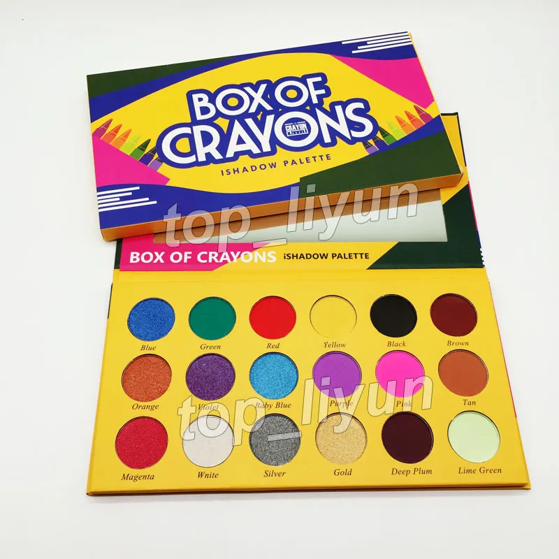 Makeup Palette Box Of Crayons Eye Shadow IShadow Palette Matte ...