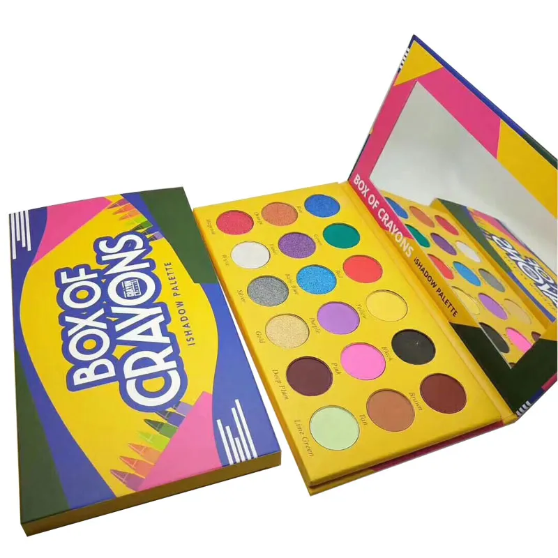 Box Of Crayons Eyeshadow Palette New Makeup Blue Yellow Color Palette ...