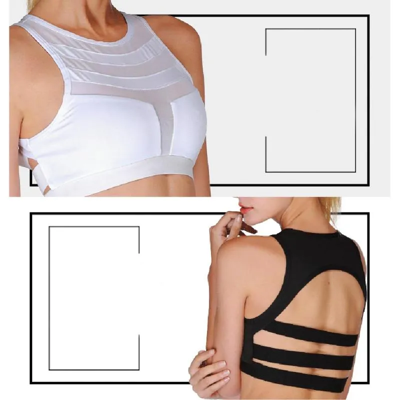 2018 New Sexy Backless Sports Bra Top Fitness Bras Women Strappy