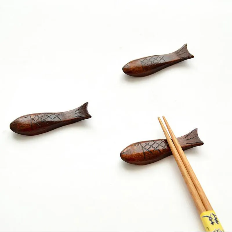 ZA6236 Fish Shaped Wooden Tableware Holder Natural... From Easy_deal ...