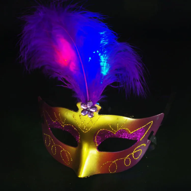 Glittering Luminescent Princess Venetian Masquerade Masks Half For ...