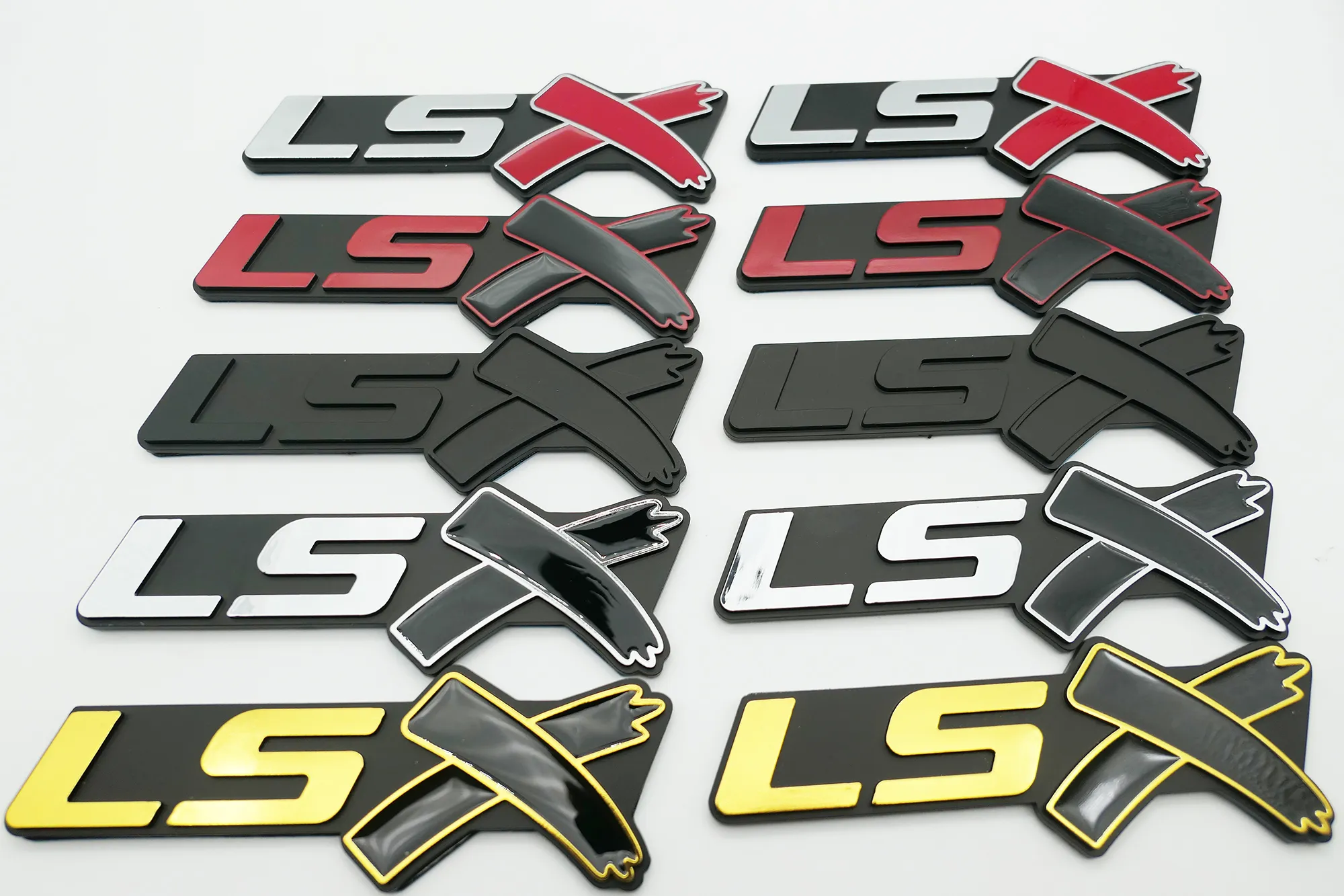 LSX CAMARO PONTIAC WS6 SS RS EMBLEM BADGE Chevy Corvette LS 350 376 Red ...