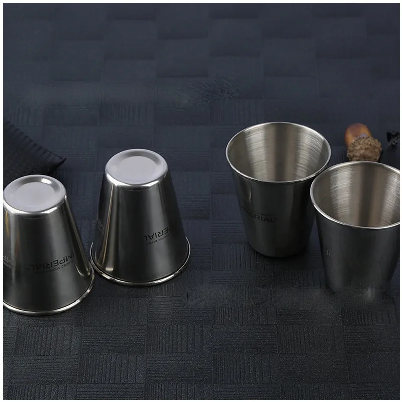 70ml Stainless Steel Insulated Pint Glasses Metal Cups to Keep Drinks ...