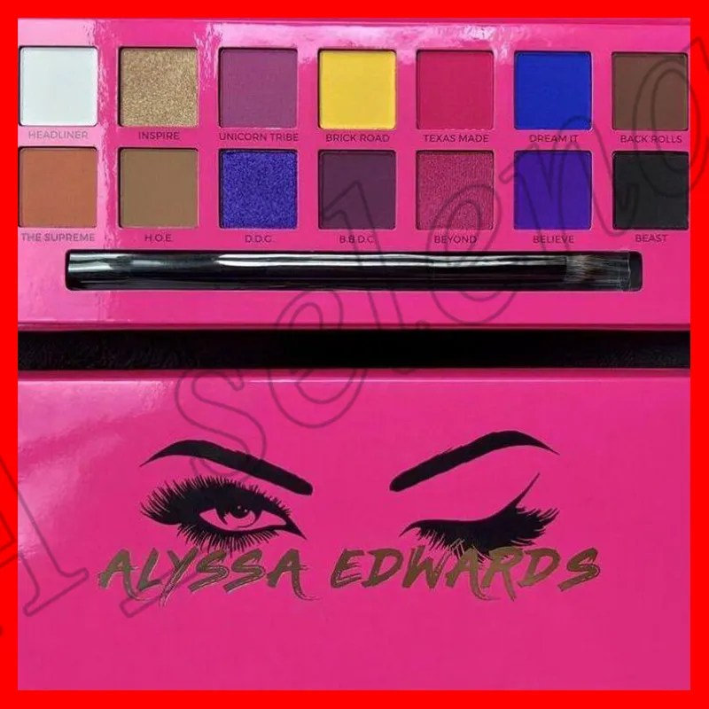 Eye Makeup Alyssa Edwards Rose Red Eye Shadow Palette Matte Pressed ...
