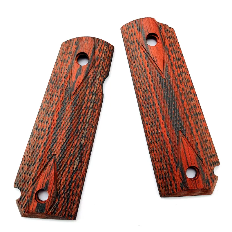 Enhanced 2024 Tactics 1911 Pistol Grips Double Diamond Texture, Custom ...