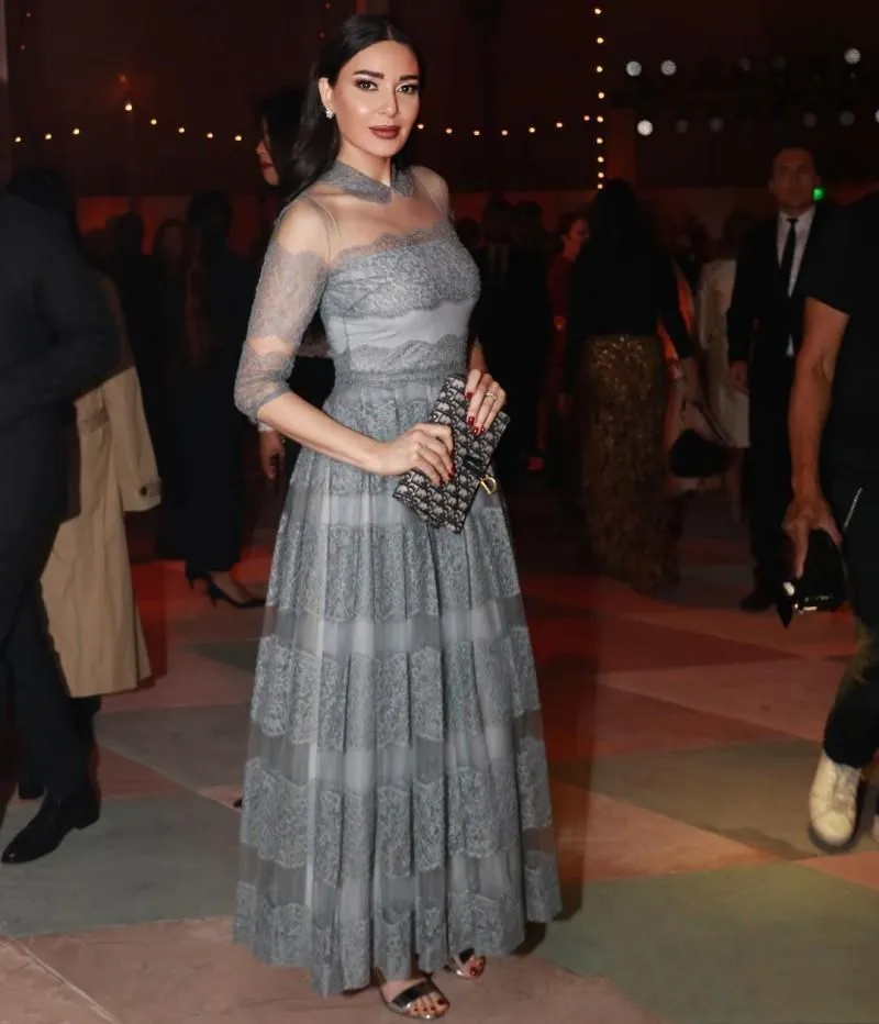 Lace Evening Dresses Tulle With Applique Rom Dress 1 2 Long Sleeve ...