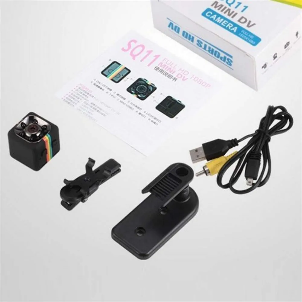 Usine Vente SQ11 Mini Caméra HD 1080 P Vision Nocturne Mini Caméscope ...