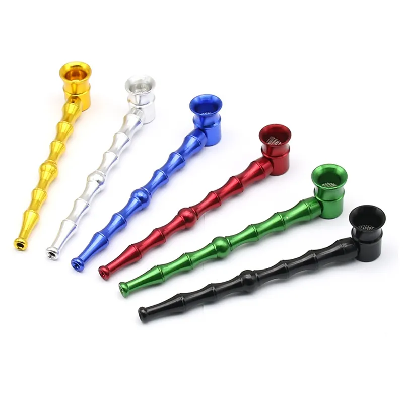 Portable Colorful Aluminum Smokings Tube With Removable Filter Holder ...