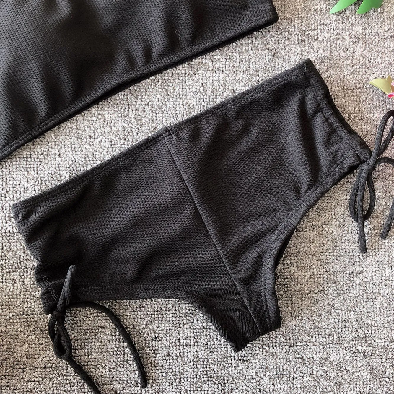 Dubio Bikini Sexy Micro Swimsuit Double Deck Grid Perspective ...