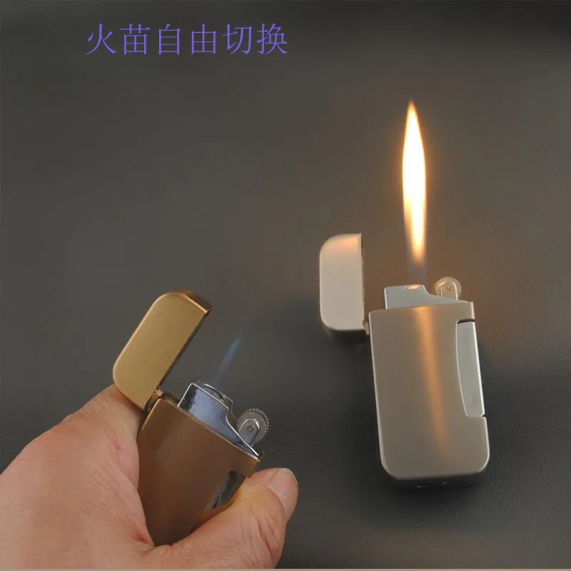 New Type Two Flam Torch Turbo Lighter Blue Flame Electronic Lighter Gas ...