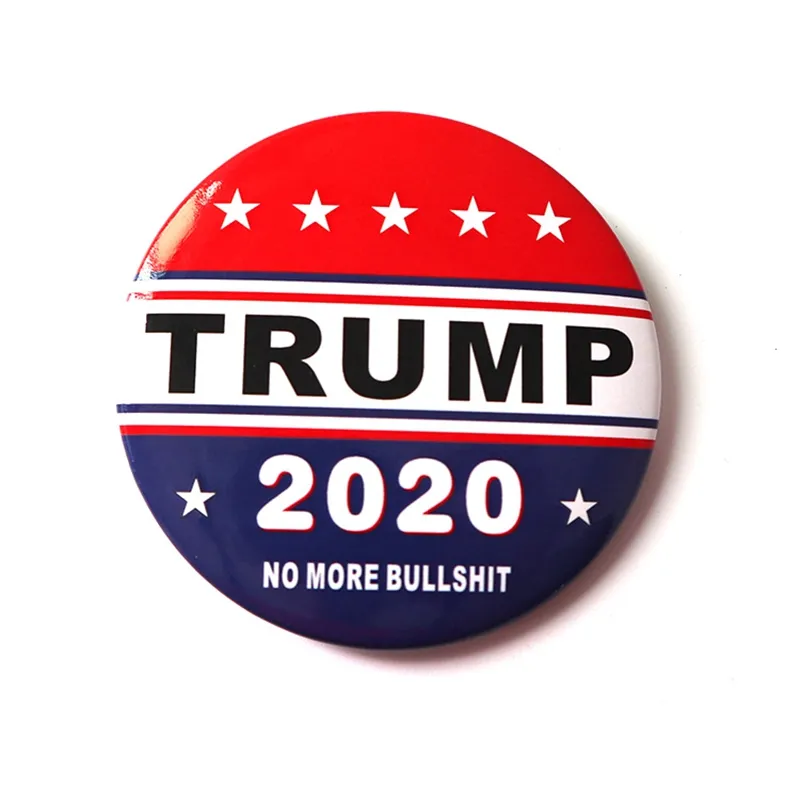 7 Estilos Insignia De Metal Trump 2020 Pines De Esmalte Campaña Del ...