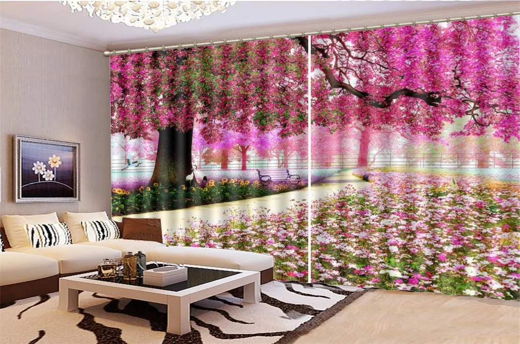 Colorful Curtains Wallpaper
