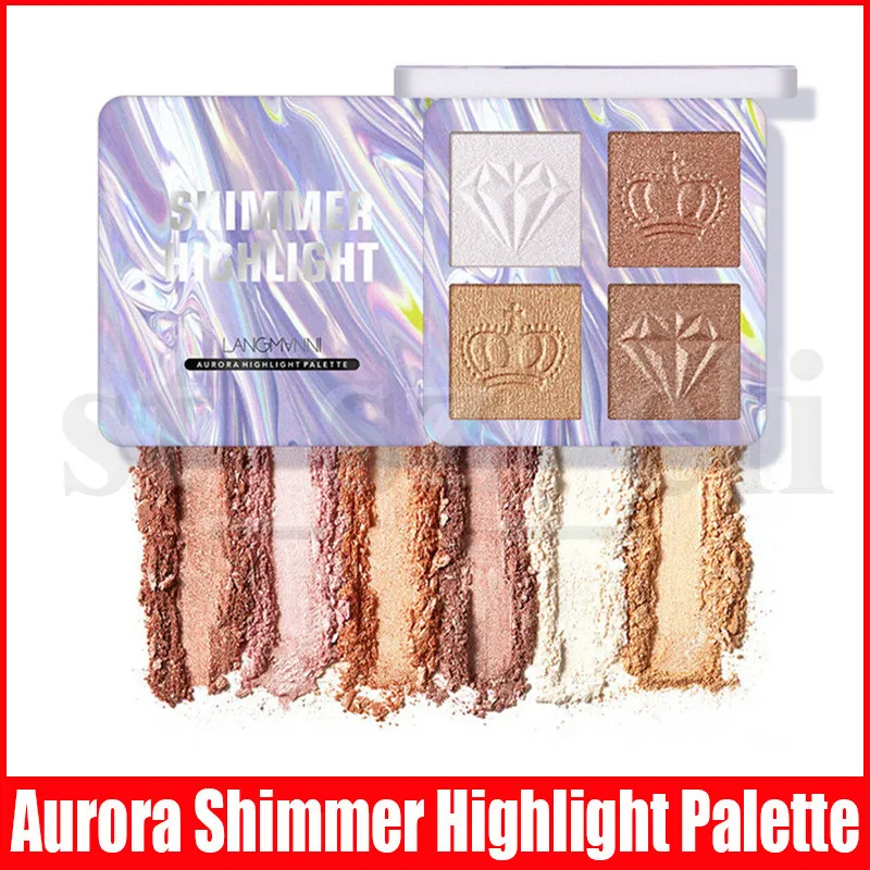 Luminous Makeup, Blush Bronzer And Highlighter Palette Four Color Face ...