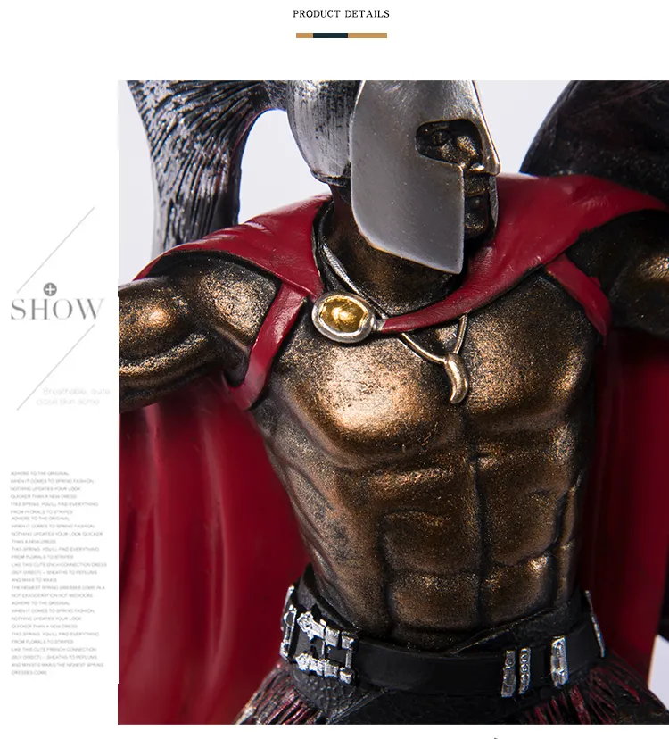 T200331 Ancient Rome Spartan Warrior Statue Resin... From Xue10, $21.43 ...