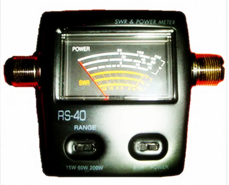 Radio UHF VHF SWR Meter Portable Dual Band Radio Frequency Power Meter ...