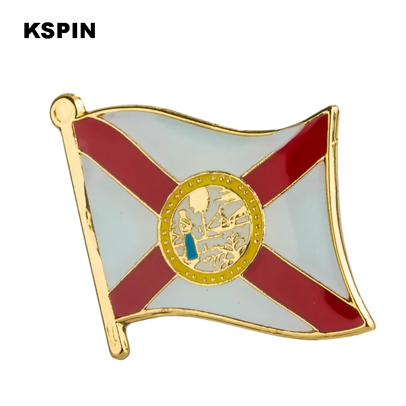 DHgate.com:Florida Flag Lapel Pin, USA American Flag Badge, Brooch ...