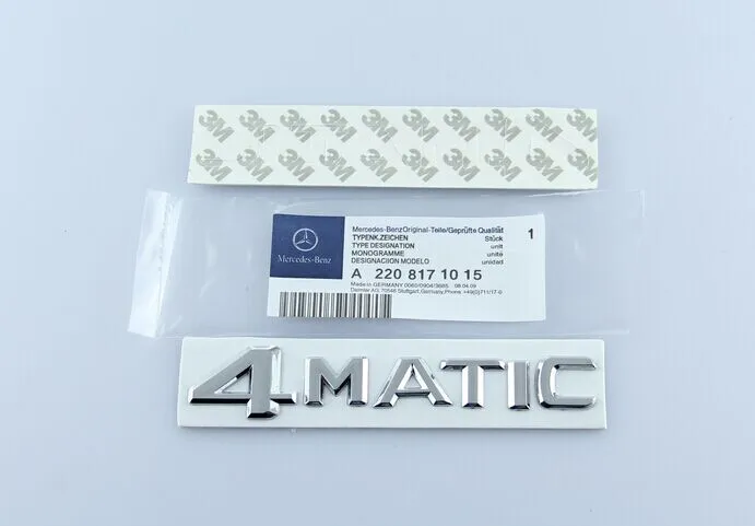 Of 10 Genuine OEM 4 Matic Amg Front Grill Badge Emblems For Mercedes ...