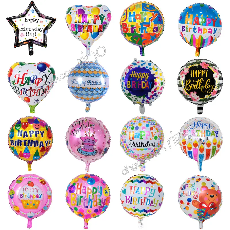 18 Inch Balloons Inflatable Birthday Party Decorations Bubble Helium ...