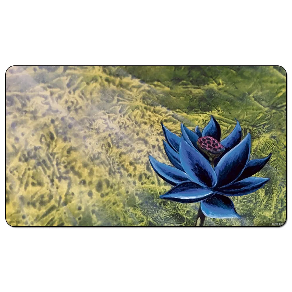 Fantasy Tabletop Game Mat: Black Lotus Design, 60x35cm Playmat, Gaming ...