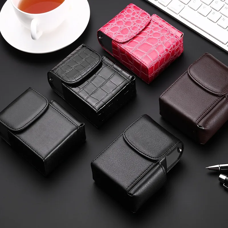 Newest Colorful Leather Case Shell Box Portable SS Flip Cover ...