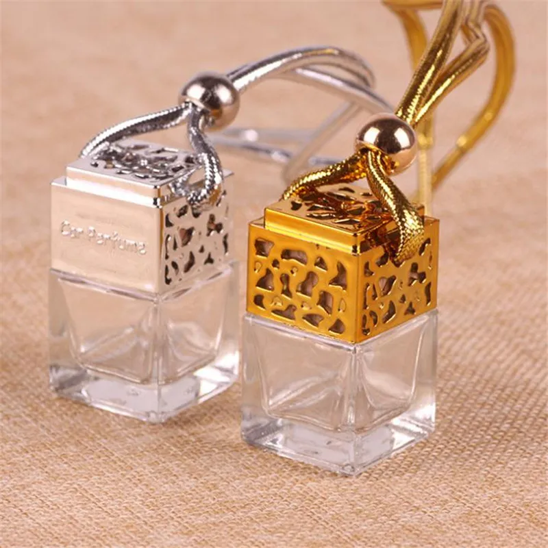 Car Fragrance Diffuser: 8ml Empty Glass Hanging Bottle For Car Air ...