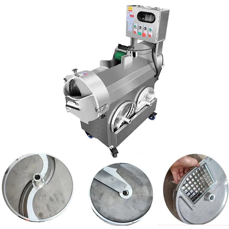 Electric Industrial Vegetable Cutting Machine Multifunctional For ...