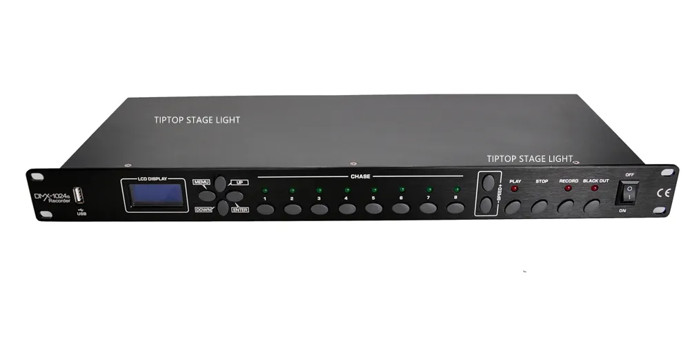 DHgate.com:Gigertop DMX Recorder with Power Cable, Microphone Pickup, AV Audio Input, RJ45 or ...