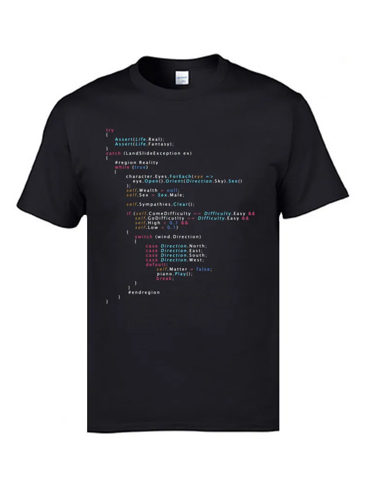 JS Mens Colored Code Programming Tee Senior IT Engineer SCJP Programmer In 100% Cotton For ...