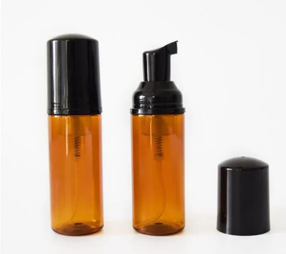 50ml Botella De Espuma De Espuma Marrón Champú Fino Loción Botellas ...