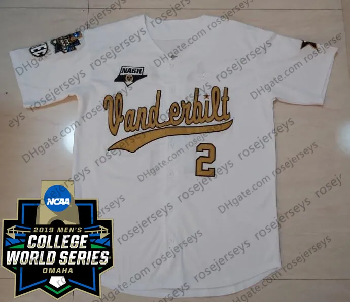 2019 CWS Vanderbilt Commodores 18 Pat DeMarco 29 Patrick Raby 80 Kumar ...