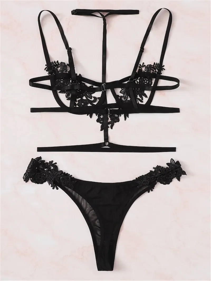 Femmes Sexy Lingerie Porno Soutien Gorge Ouvert Sous Vêtements