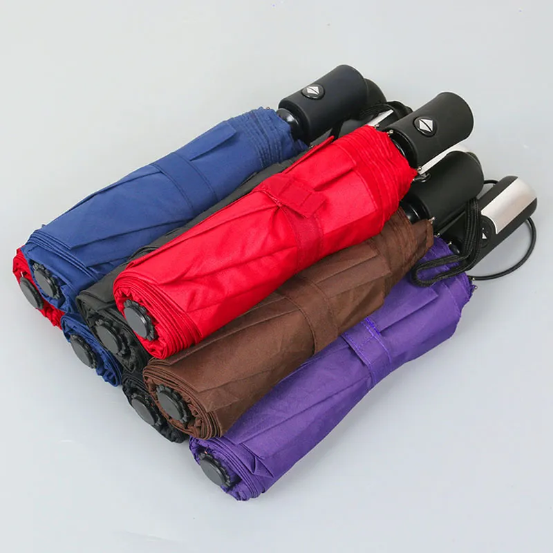 Portable 8K Bulk Umbrellas UV Protection Windproof Umbrella Three ...