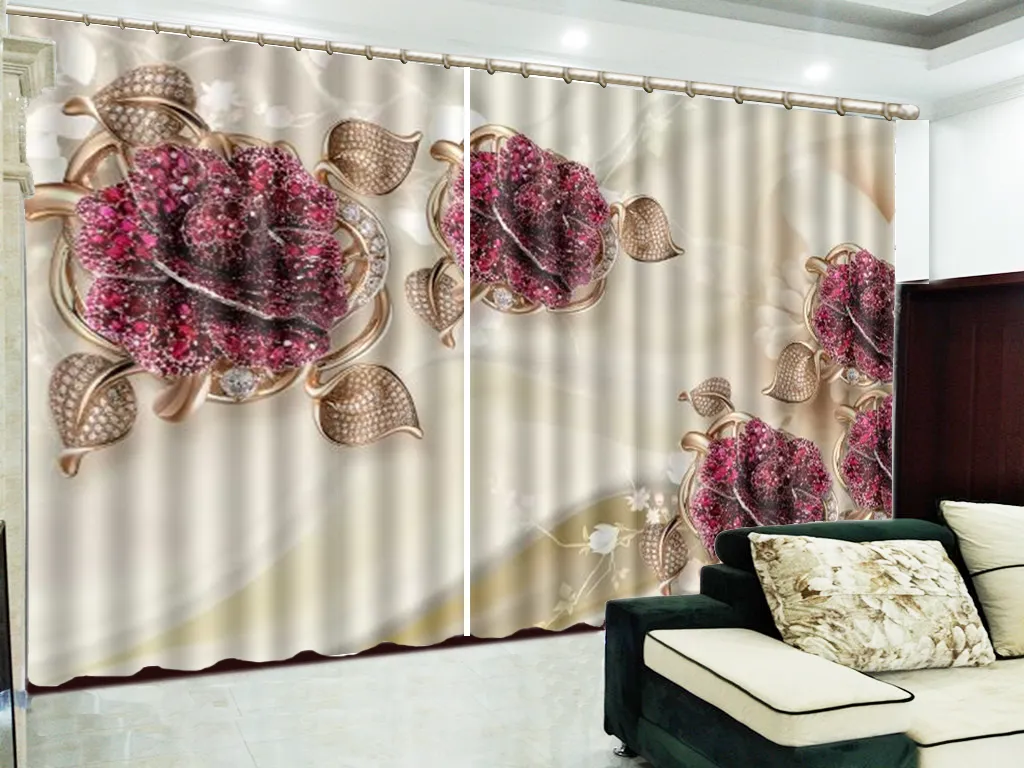 Beautiful Window Curtains Customized Luxury Curtain Beautiful Design