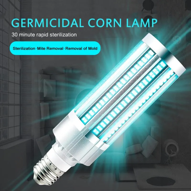UV Disinfectant Light 60W E26/E27 MR16 Germicidal LED Bulb UVC Light ...