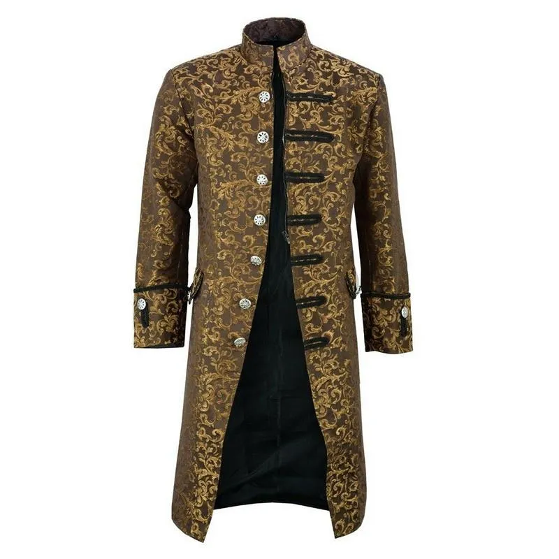 Men's Trench Coat Jacket Cosplay from the Middle Ages Renaissance from ...