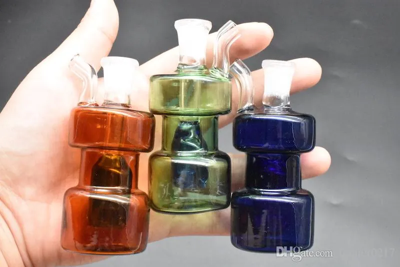 Mini Glass Oil Burner Water Bong For Dab Rigs Tobacco Bongs Ash Catcher ...