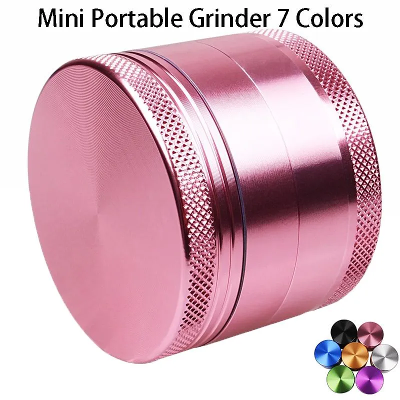 Pink Color Girls Love 4levels Aluminium Herb Grinder Tobacco Smoke ...