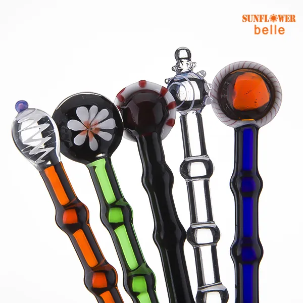 Glass Dabber Stick Smoking Oil Dab Taster Tool Pyrex Oil Burner Dabble ...