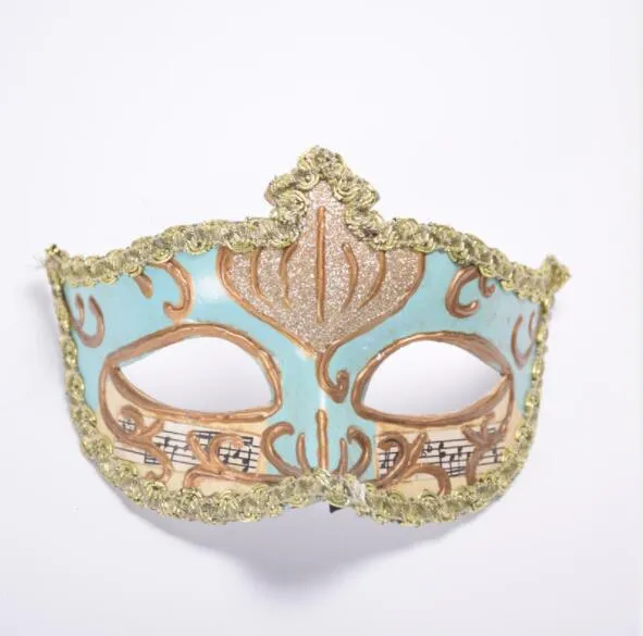Venetian Masquerade Ball Masks: Elegant Painted Princess Half Face Mask ...
