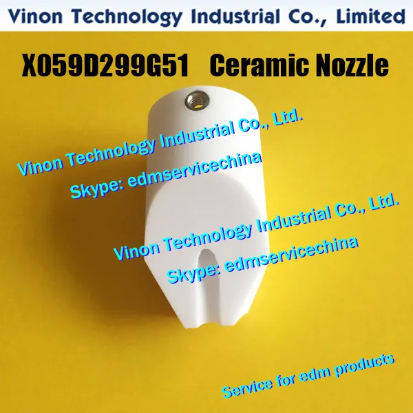 DHgate.com:Mitsubishi EDM Nozzle Cutter: Ceramic End Pipe Nozzle X059-D299-G51 for FA Series ...