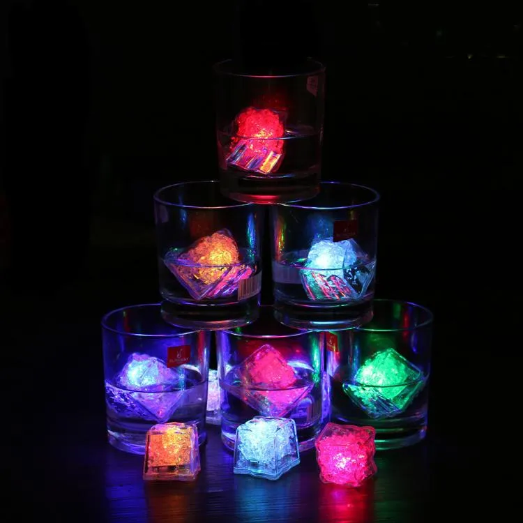 Light Up Ice Cubes for Drinks - LED Party Lights, Liquid Activated, USA ...