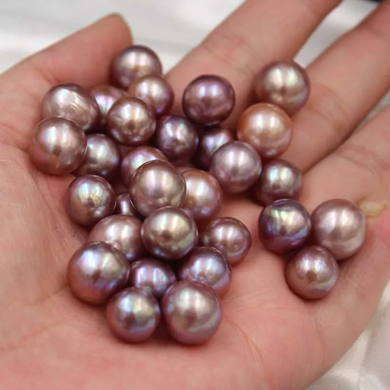 DHgate.com:New DIY Beads Unusual High Luster Freshwater Pear Purple ...