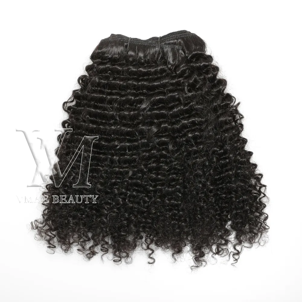 VMAE 140g 100% Human Hair Clip-in Extensions Afro Kinky Curly Mix ...