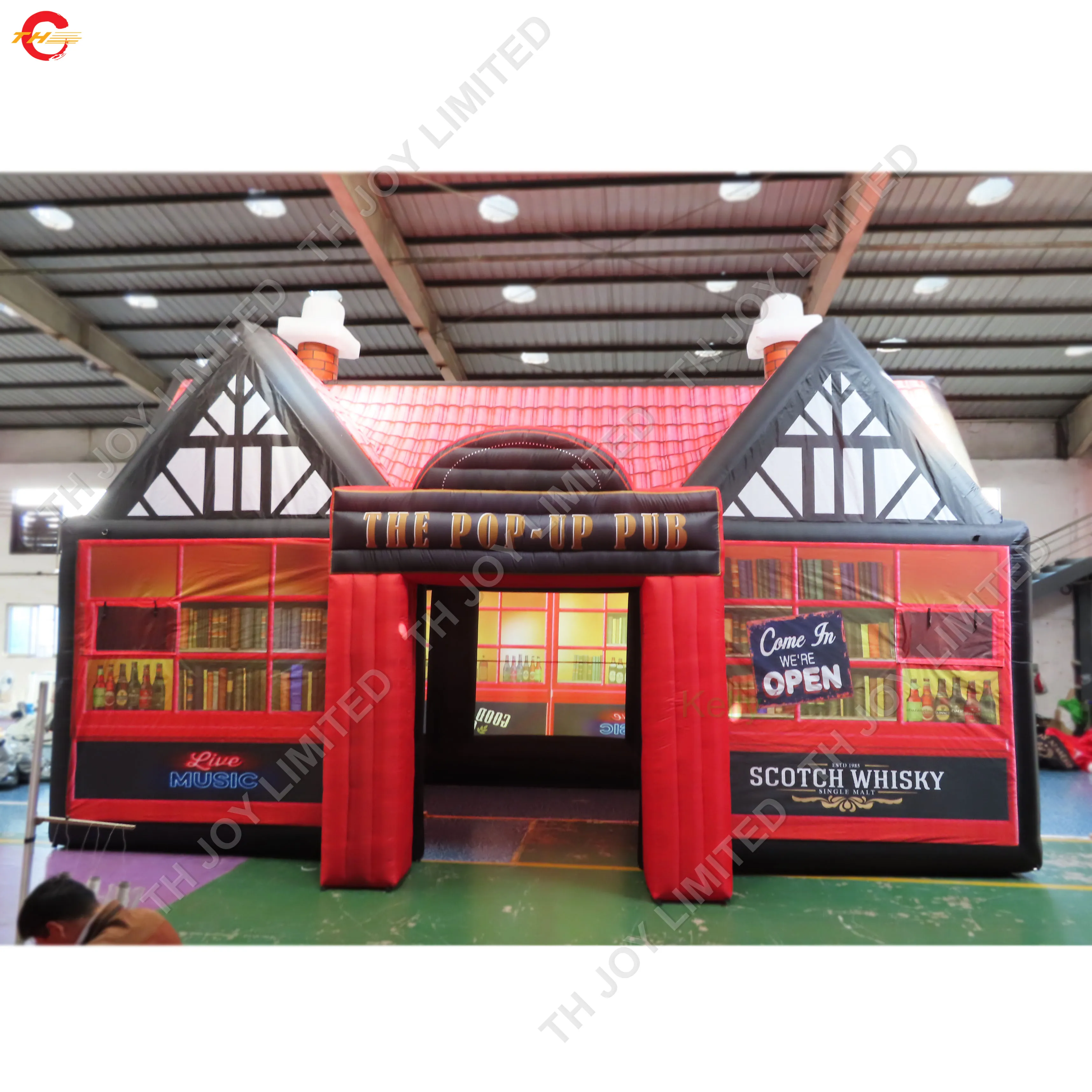 10x5x5mH Custom Made Giant Inflatable Pub Tent Irish Inflatable Bar ...