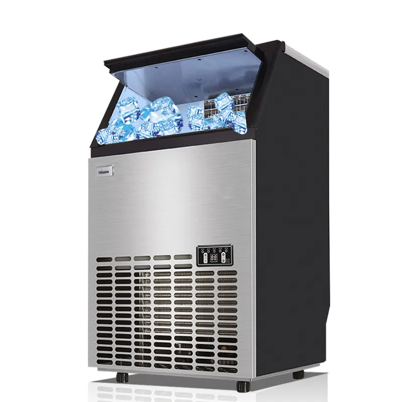 Commercial Ice Maker 80kg - Automatic Electric Ice Cube Machine for ...